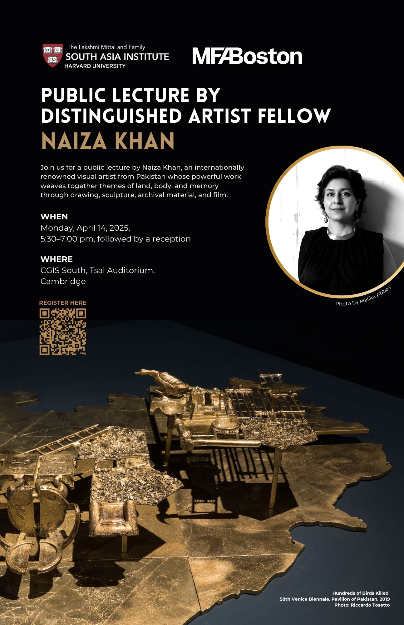 Public Lecture by Distinguished Artist Fellow Naiza Khan • The Lakshmi Mittal and Family South ...